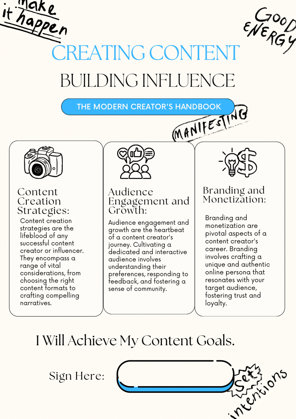 Content Creator Journal For Building Influence 2024