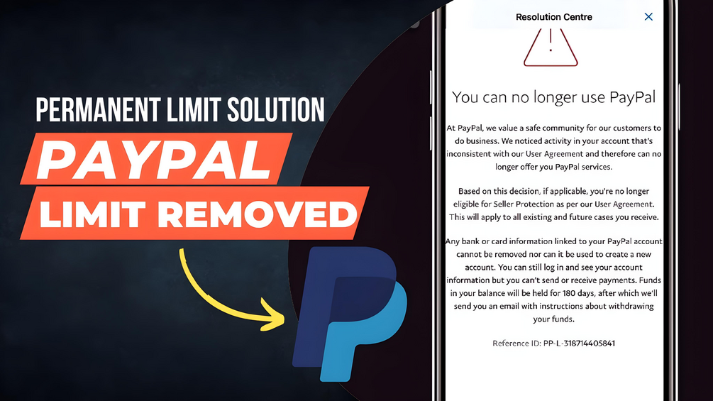 PayPal Permanent Limitation Removal Kit