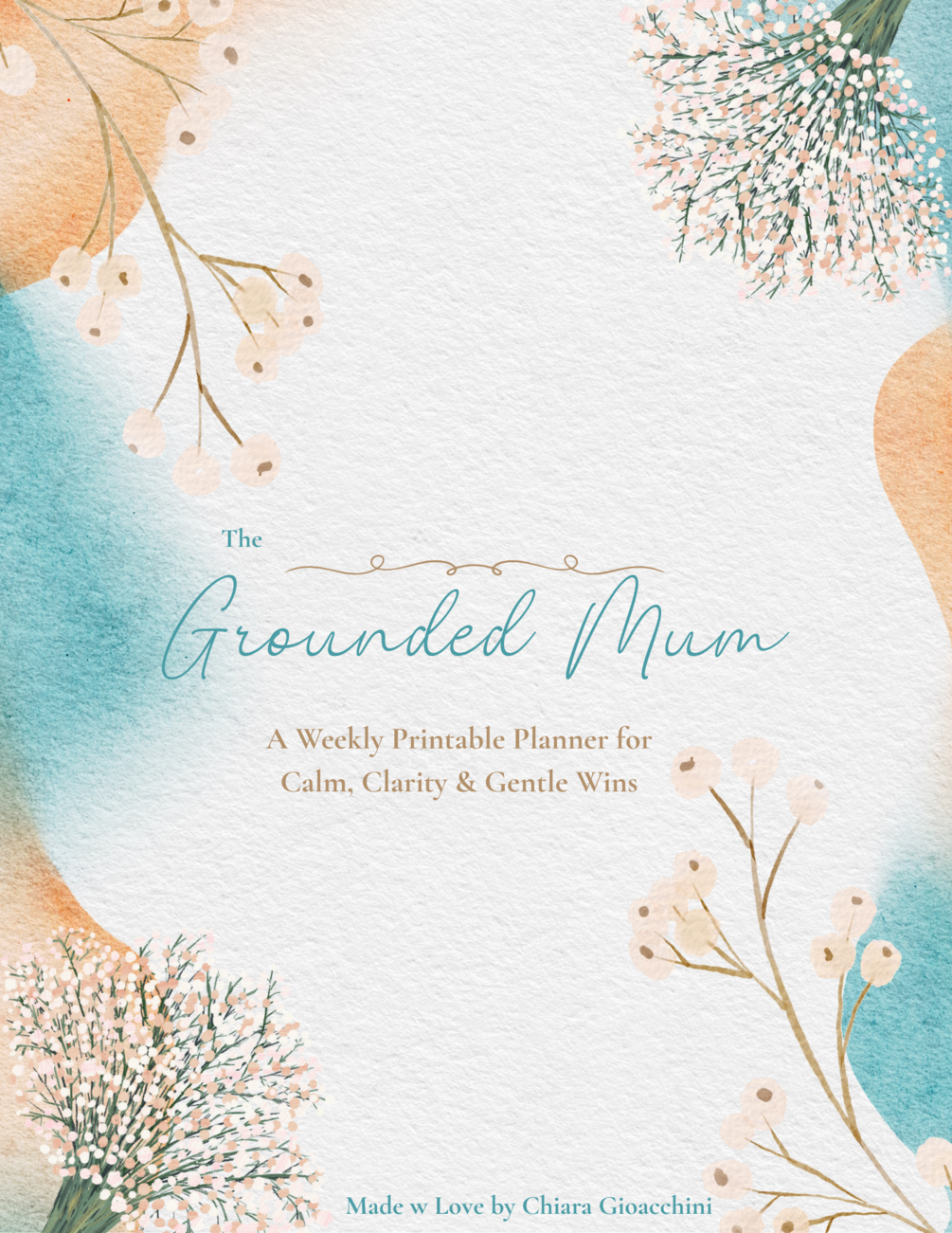 The Grounded Mum - A Weekly Printable Journal for Calm, Clarity ...