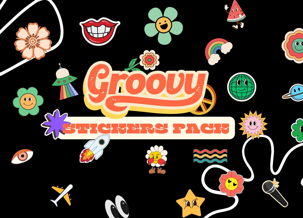 Groovy Sticker Pack