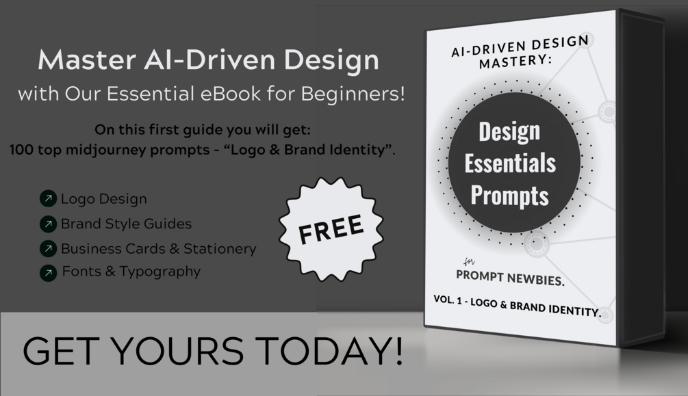 "AI-Driven Design Mastery"- For prompt newbies." Vol. 1 - Logo & Brand Identity.