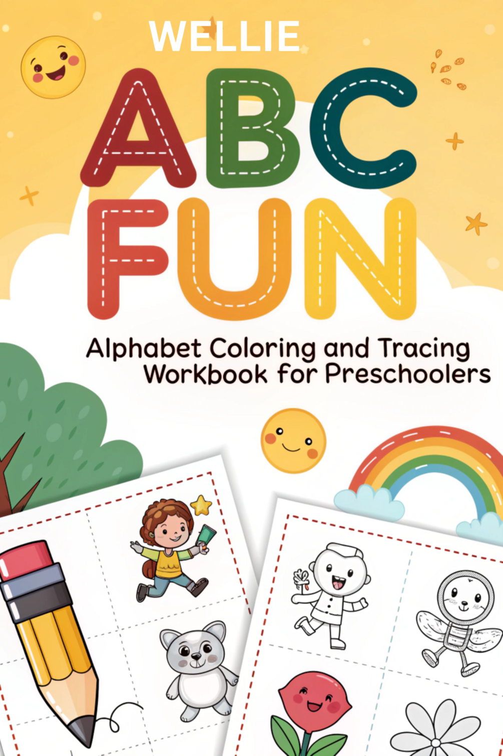 ABC Fun: Alphabet Coloring and Tracing Workbook