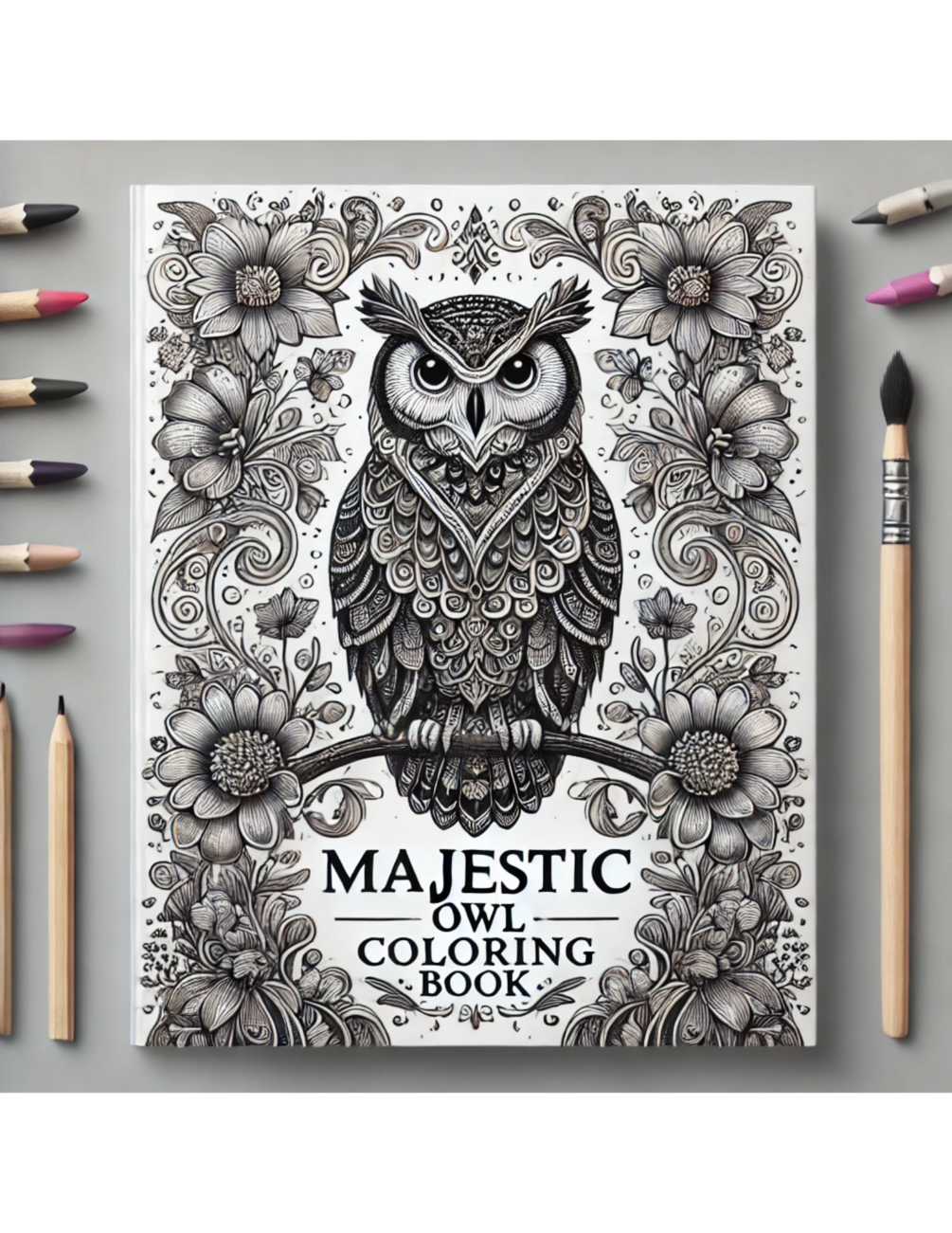 Majestic Owl Coloring Page