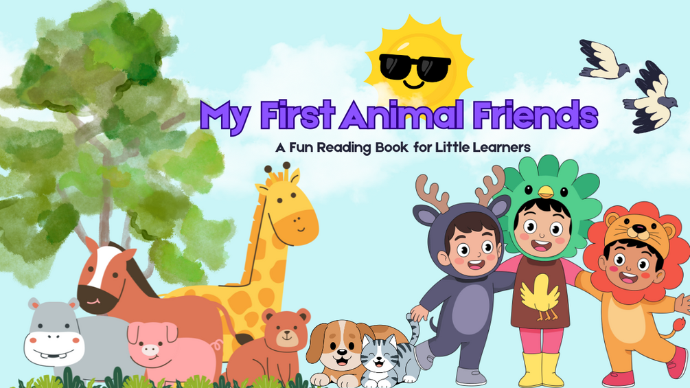 MY FIRST ANIMAL FRIENDS BOOK FOR KIDS