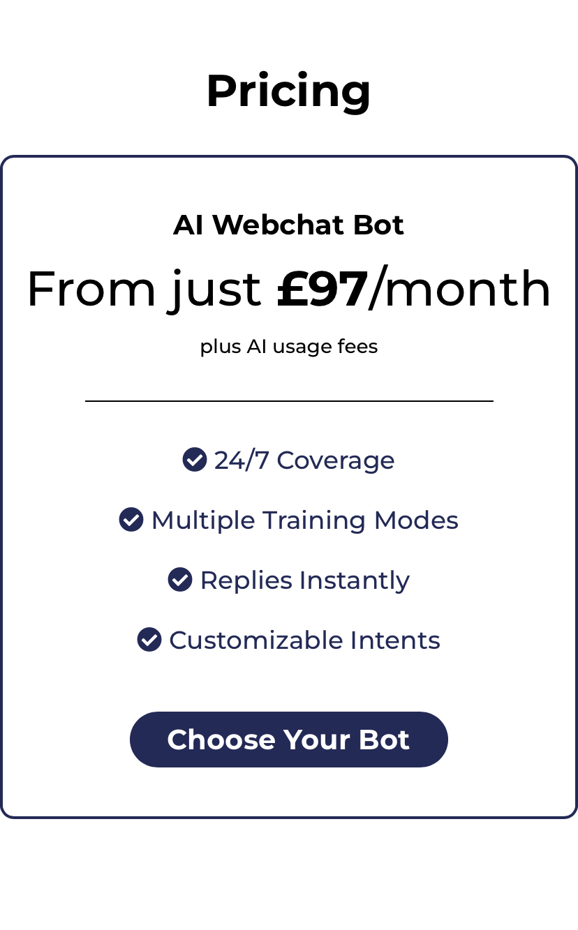 AI WEBCHAT WIDGET