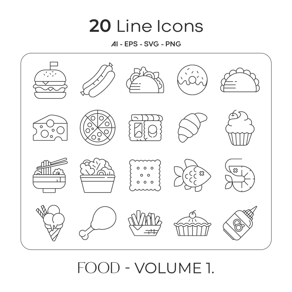 Food Icons Pack