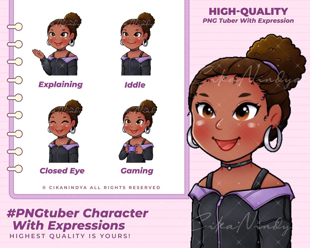 Elevate Your Stream Visuals with Professional PNG Tuber - Gif Pngtuber ...
