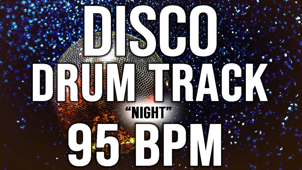 DISCO DRUM TRACK - 95 BPM - "NIGHT" / STEMS / WAV FILES