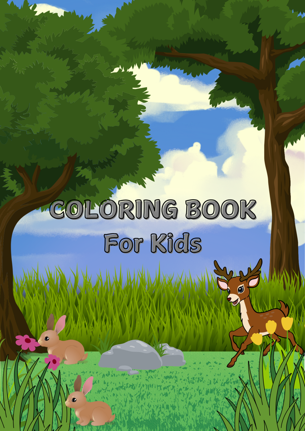 Coloring Book for Kids (Forest Animals Edition)