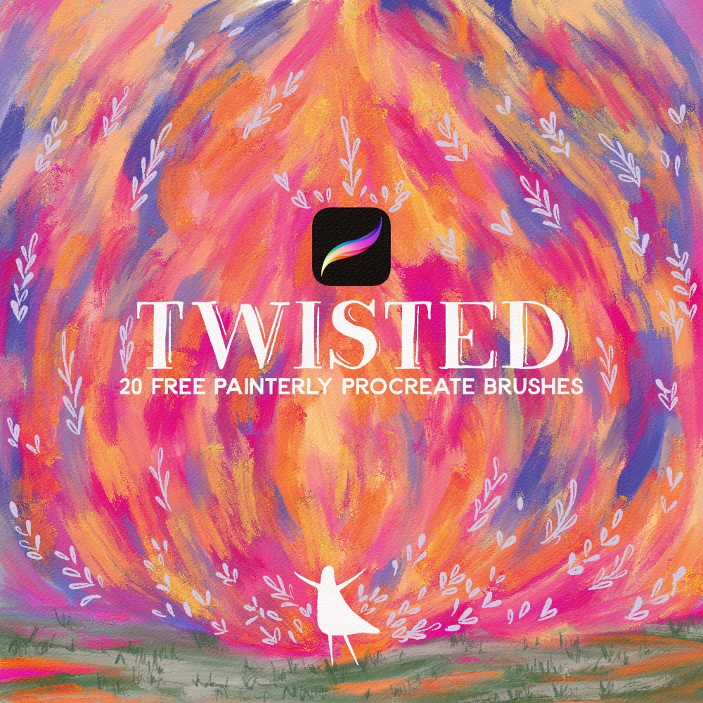 🎁 Freebie drop - TWISTED - 20 brushes for procreate - lysified brushes