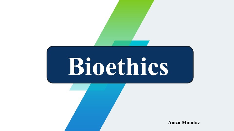 Bioethics Presentation PDF