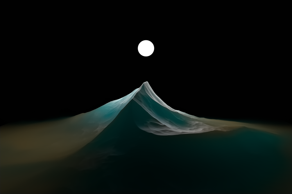 The Moon & the iceberg