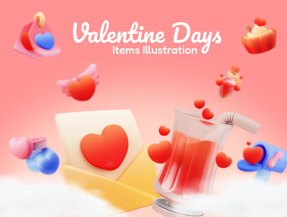 3D VALENTINE PACK