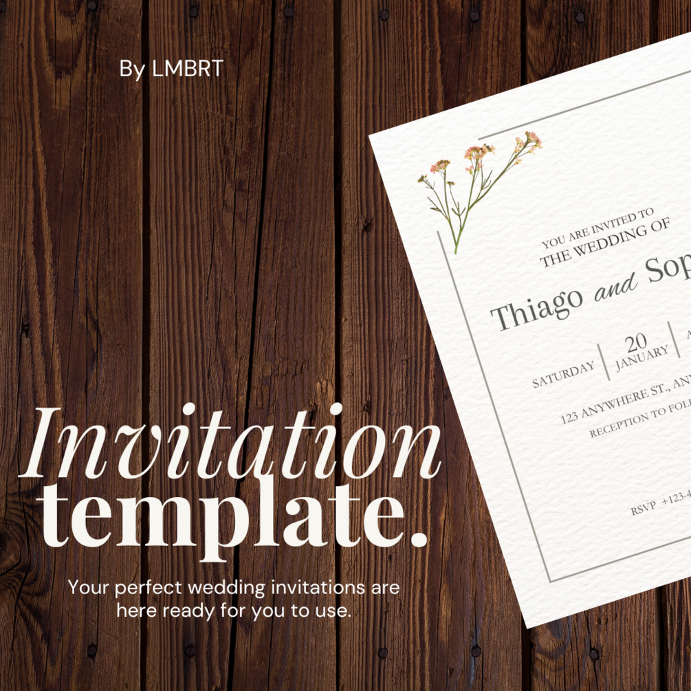 Wedding Invitation Template