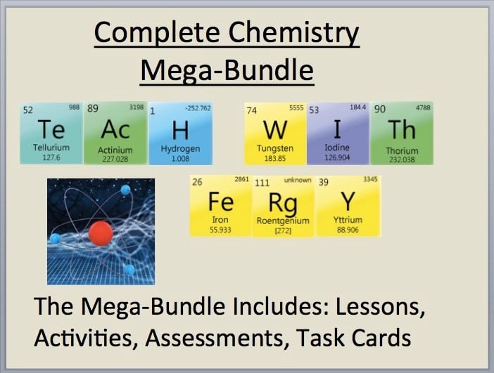 Mega Chemistry Collection - Fully editable and growing chemistry bundle