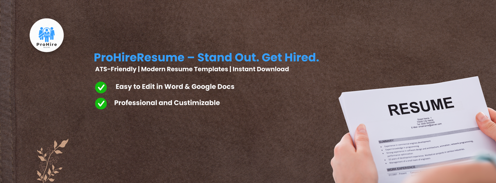 ATS-Friendly Resume Template – Editable & Job-Winning CV Format for ...
