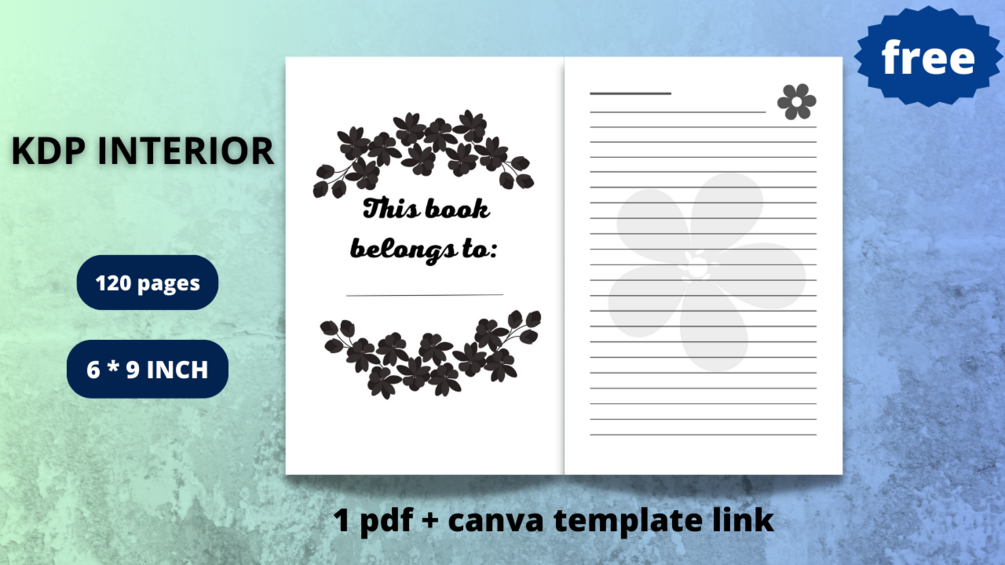 Free KDP Interior - Notebook