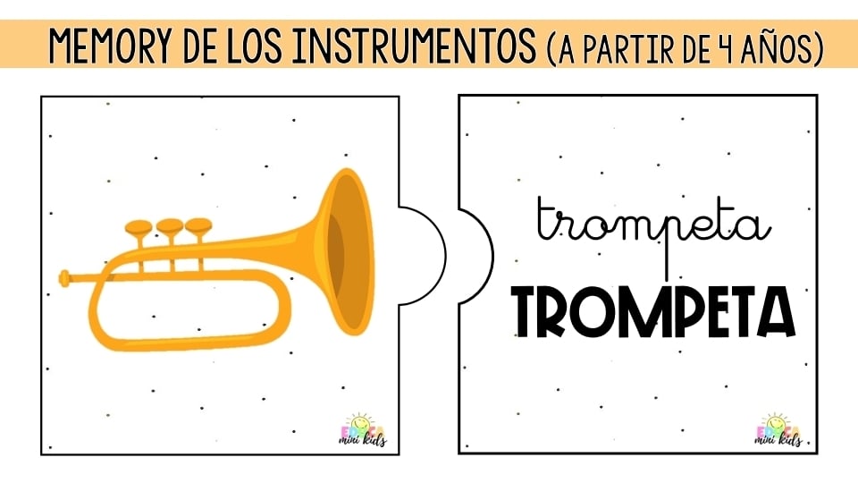 Memory de los instrumentos