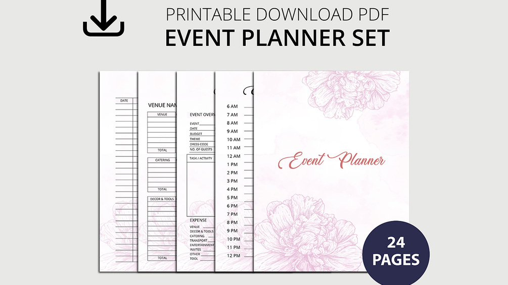 Event Printable Planner Template