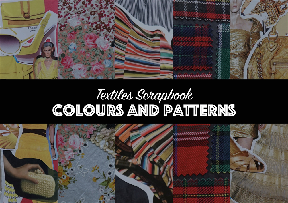 GCSE Textiles Scrapbook - Colours and Patterns