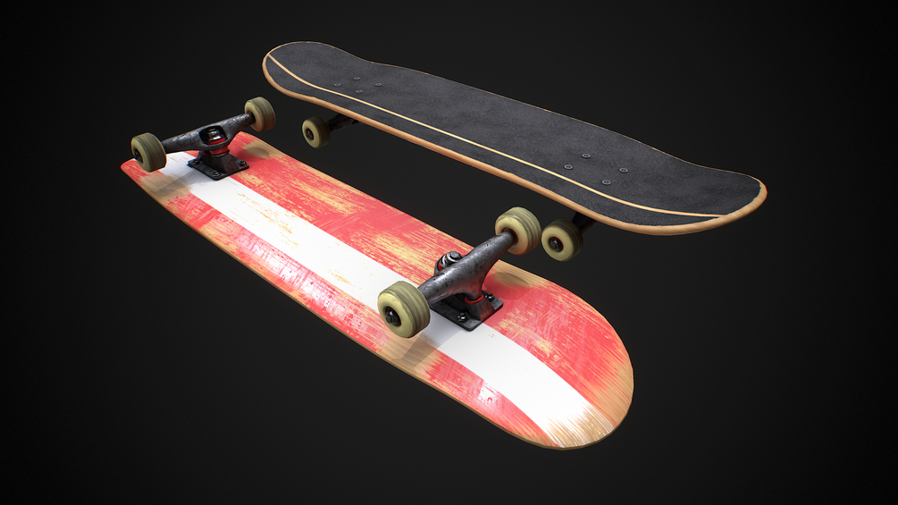 3D Skate Asset Pack for Unity HDRP/URP/BuiltIn +2000 Combinations