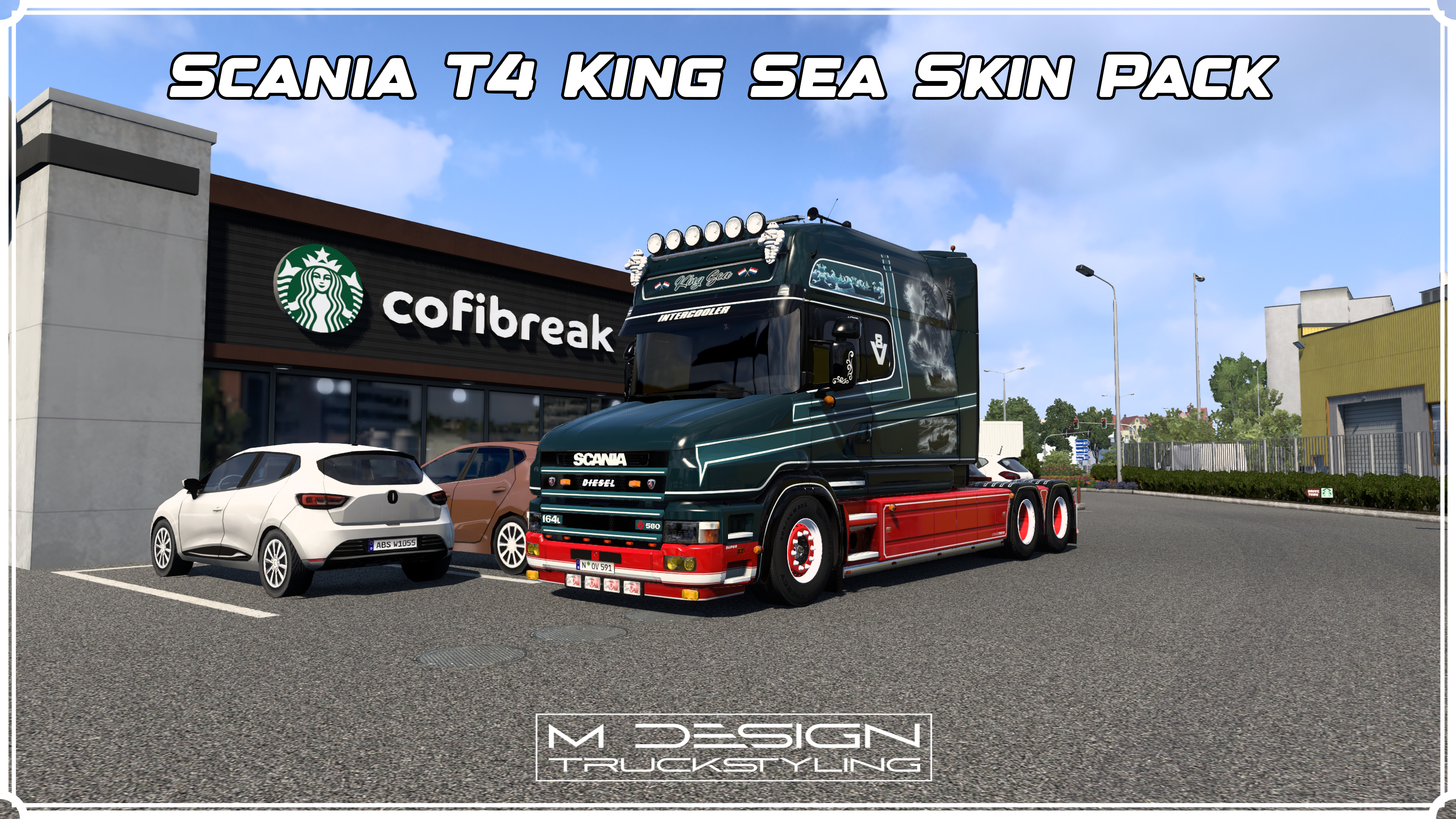 ETS2 | NEW FREE UPDATE FOR SCANIA R4+T4 KING SEA | MDT - marcoG60