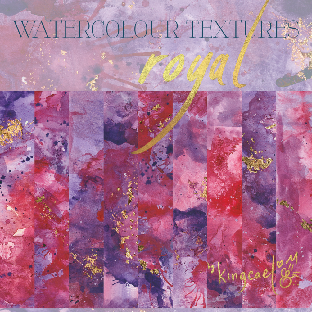 watercolour textures 4 - royal