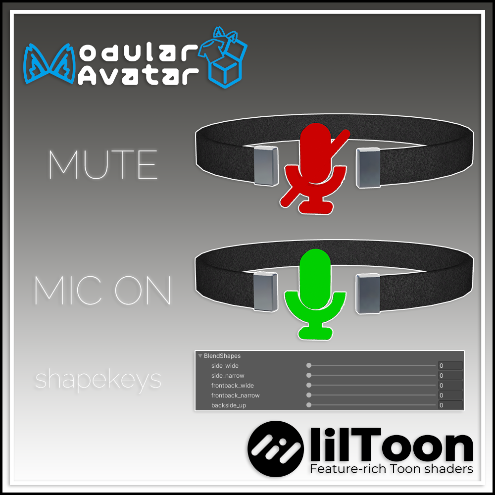 【Modular Avatar】 Mute choker
