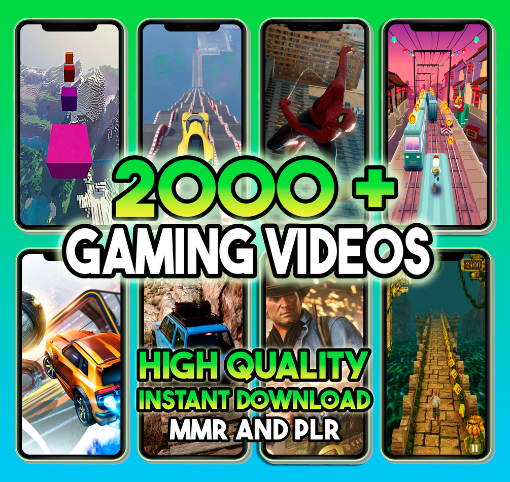 2000+ Gaming Videos: Minecraft, GTA 5, Rocket League, Subway Surfers ...