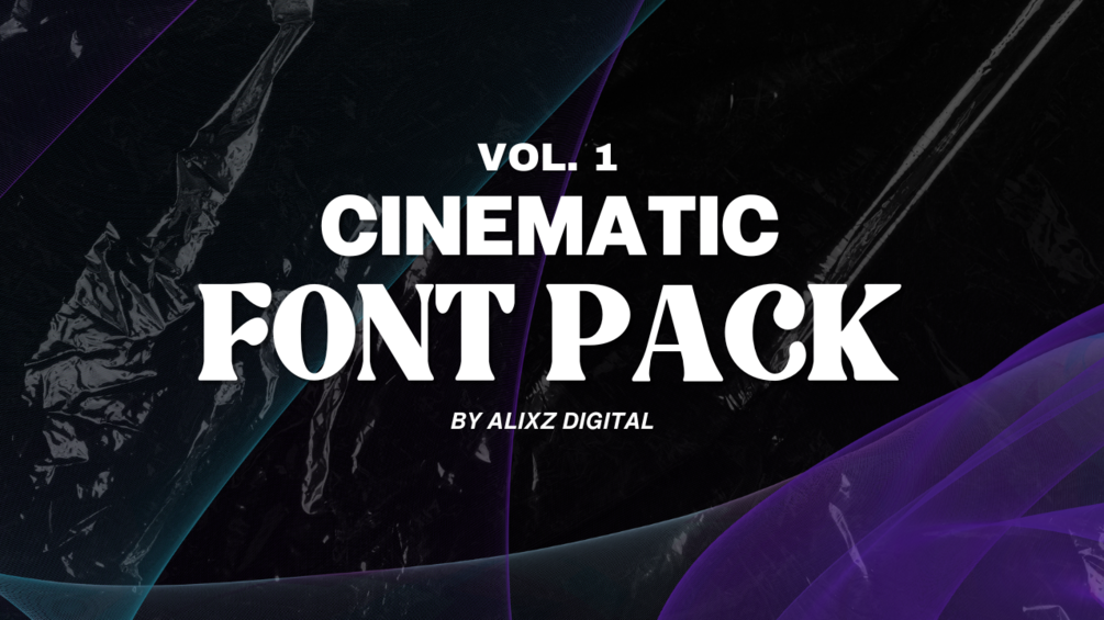 Cinematic Font Pack Vol. 1