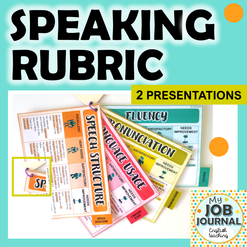 SPEAKING RUBRIC Teacher and student friendly