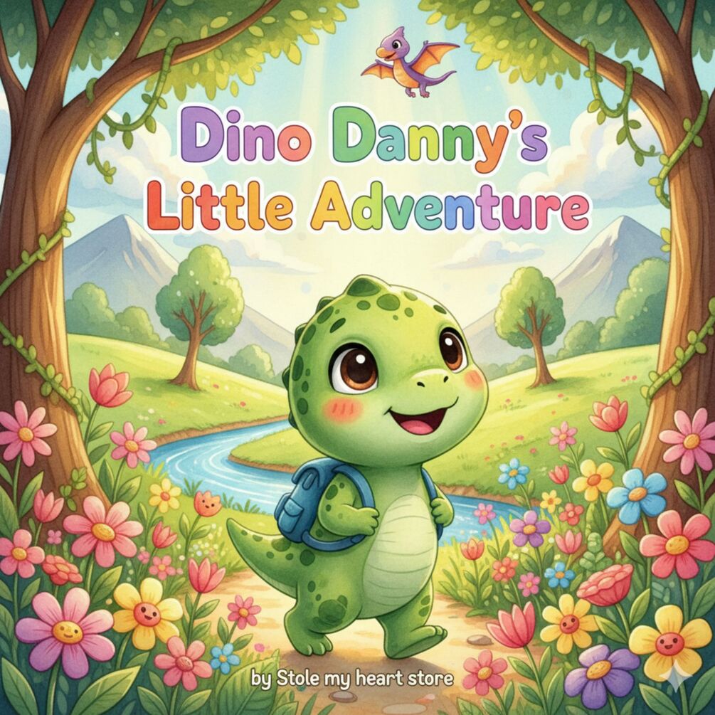 Dino Danny's Big Adventure – A Fun Dinosaur Storybook for Kids (Ages 3–7)