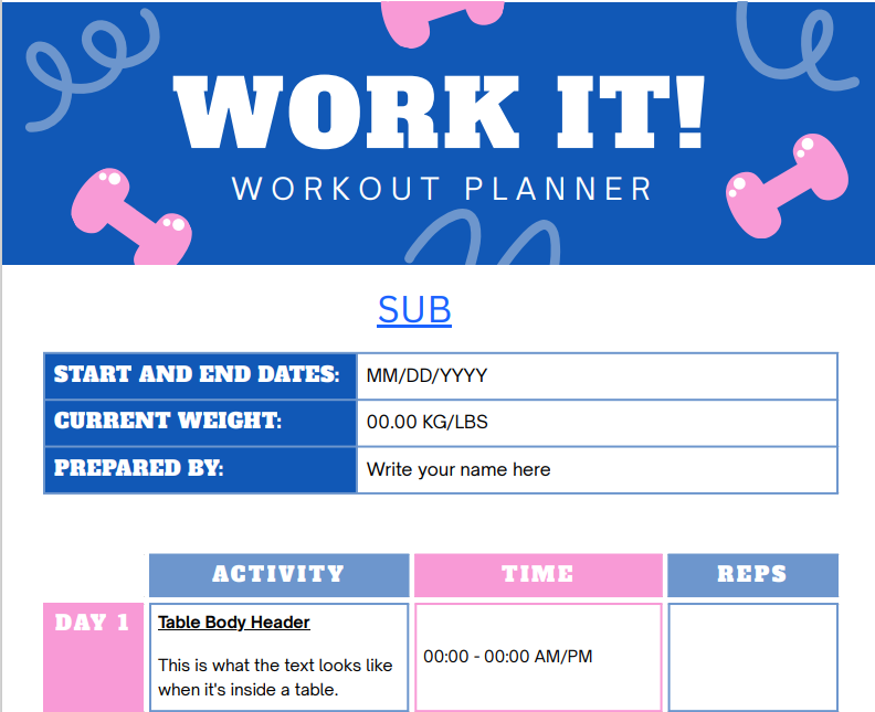 Ultimate Fitness Templates: Your Path to Health & Strength +30 ...