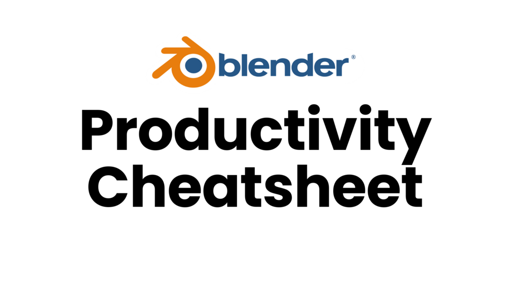 The Blender Productivity Cheatsheet™ Expires Soon