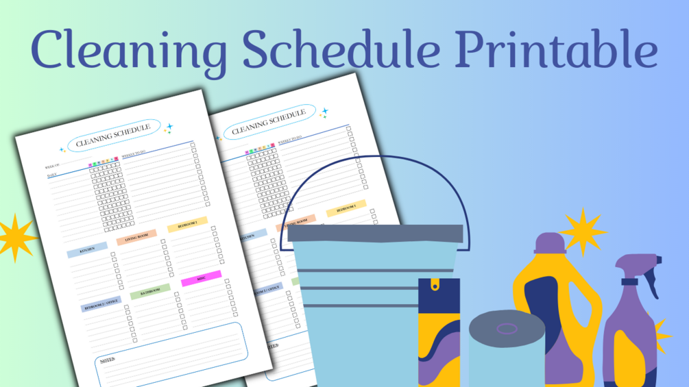 Cleaning Schedule Printable