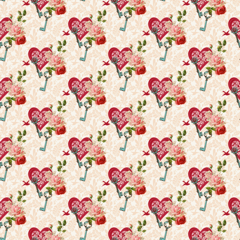 Valentine's Day Seamless Patterns