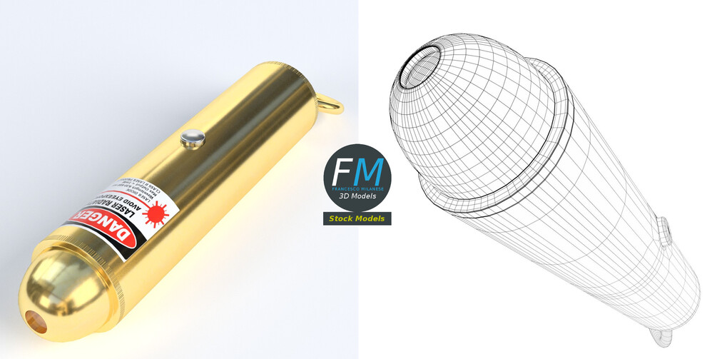 3D MODEL - Laser pointer