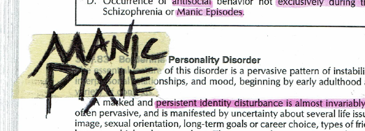 Manic Pixie Personality Disorder