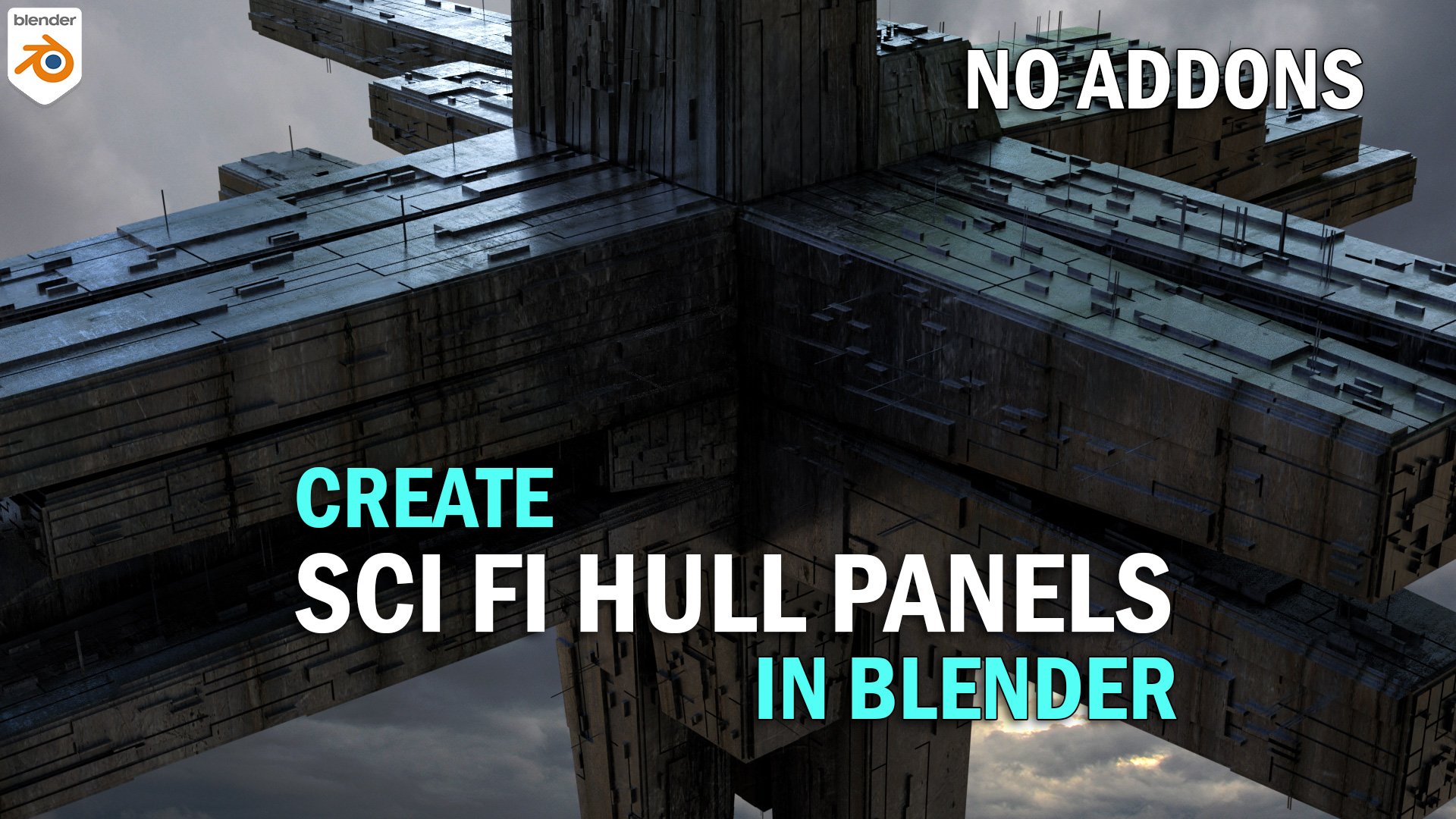 How to Create Sci-Fi Panels in Blender(no addons) - Chuck_CG