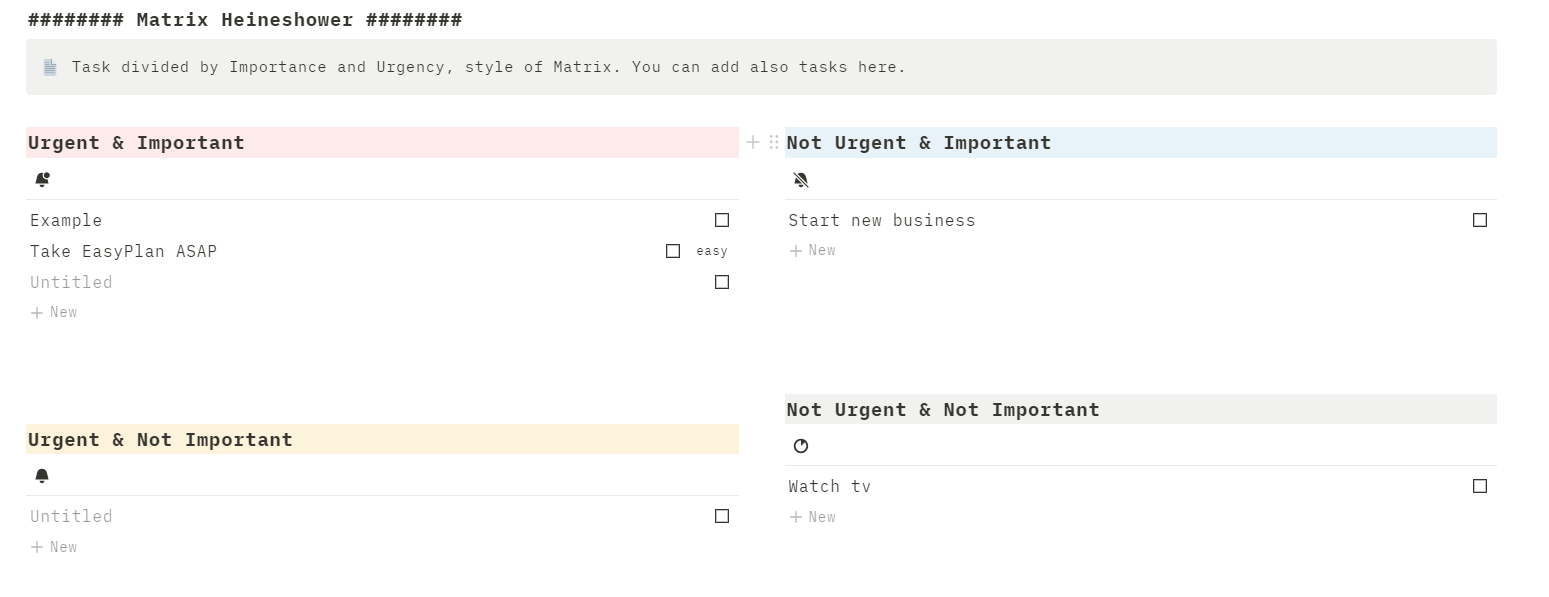 EasyPlan IT Notion [TEMPLATE]