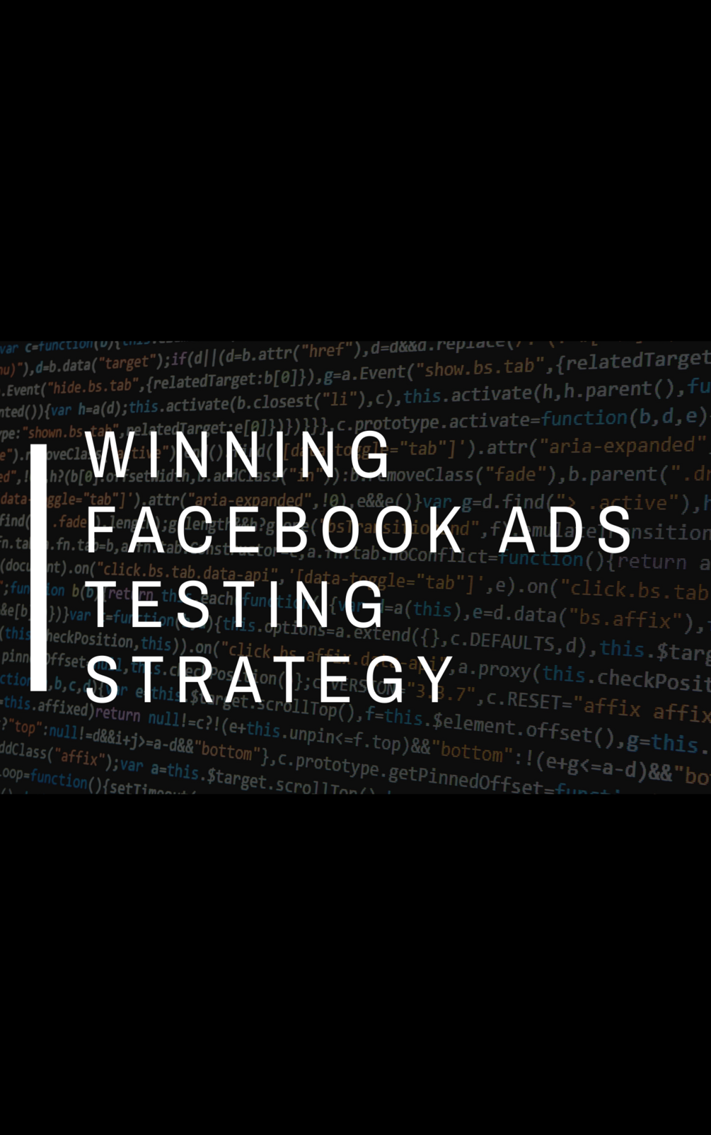 Winning Facebook Ads Strategy