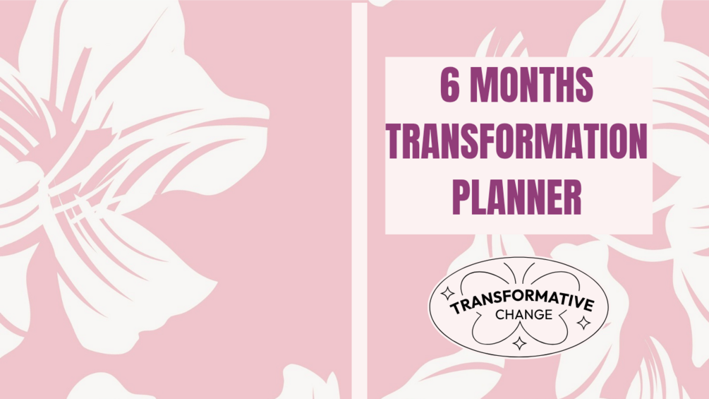 6 Months Transformation Planner