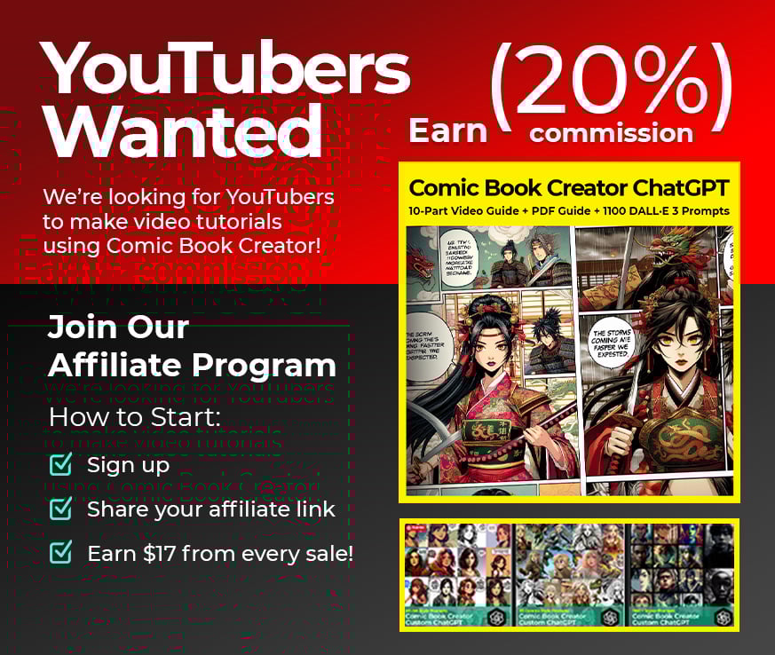 Free 40 Cartoon Style Prompts for Comic Book Creator, ChatGPT 4o , DALL-E 3, Bing, Copilot, Prompts