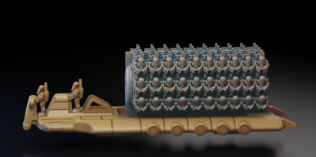 BISHOK/Wake Collab Confederate Bot Transport (Epic 6mm)