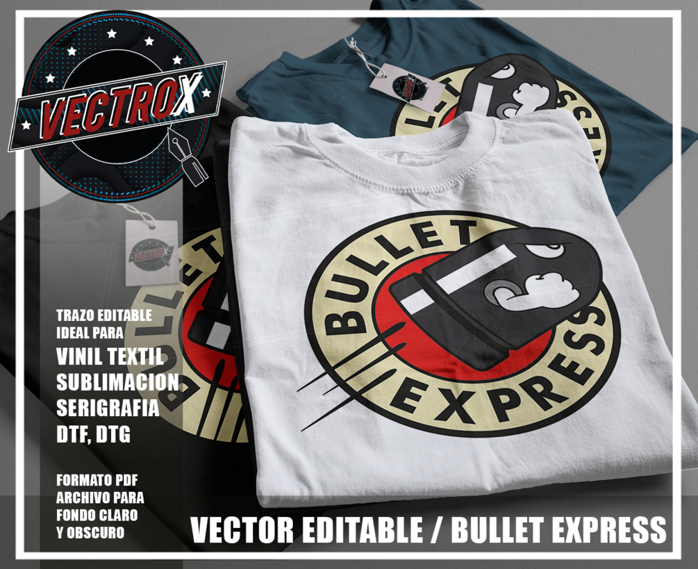 Vector Editable - Bullet Express