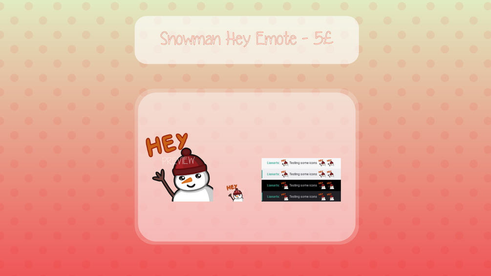 Snowman Hey Emote