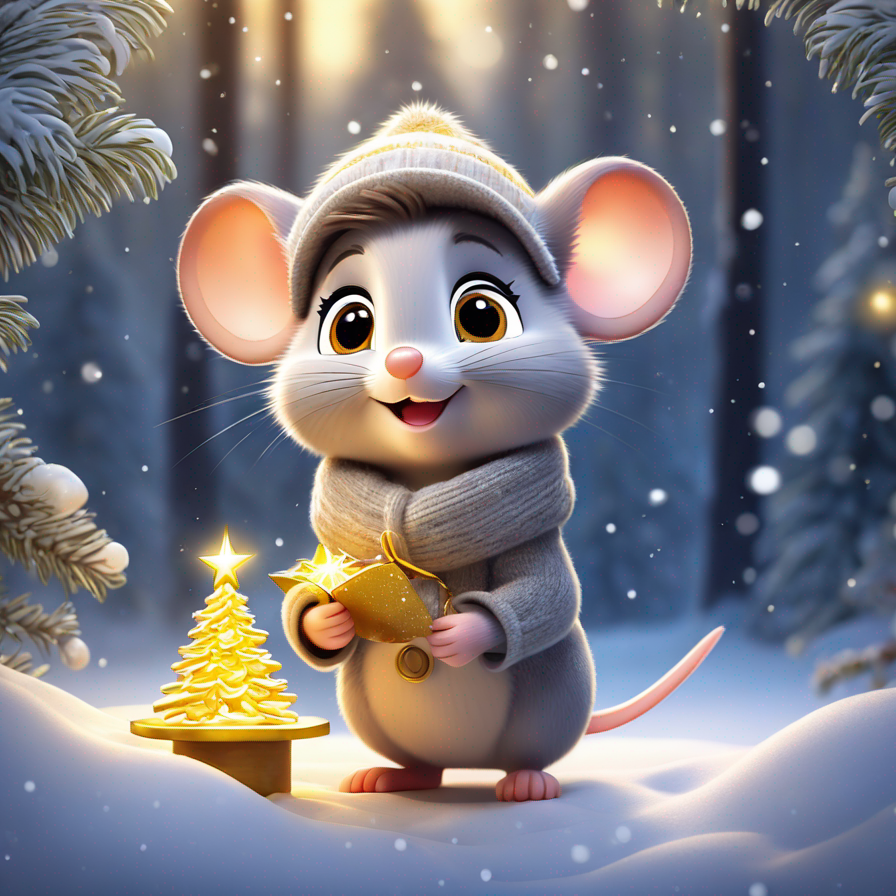 The Little Mouse's Christmas Miracle Kids story Ebook PDF just 0.99$