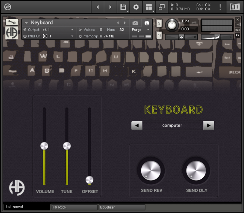 KEYBOARD KONTAKT LIBRARY