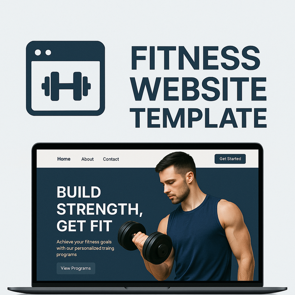 Template Site Fitness - HTML/CSS Responsive