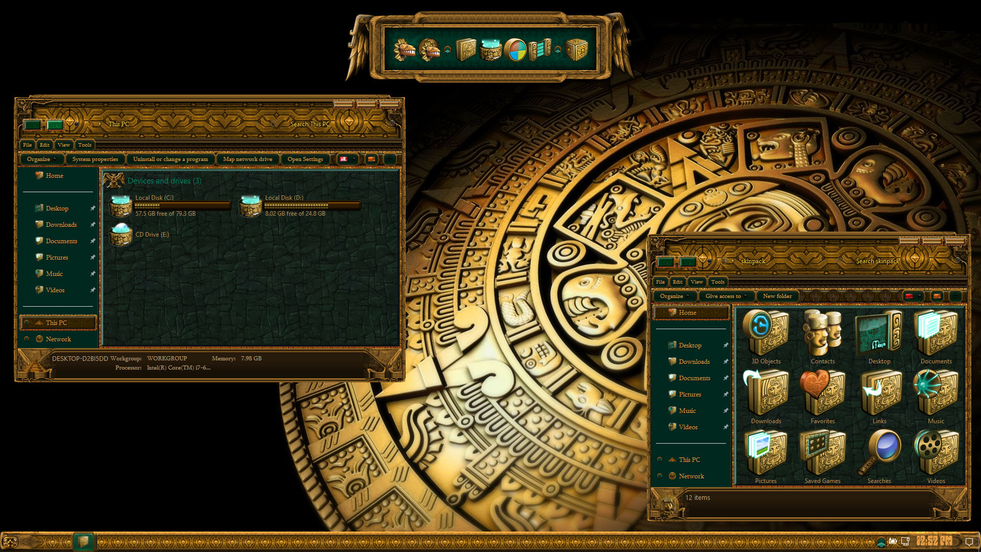 AZTEC Premium Skin Pack for Win11 - skinpacks.com